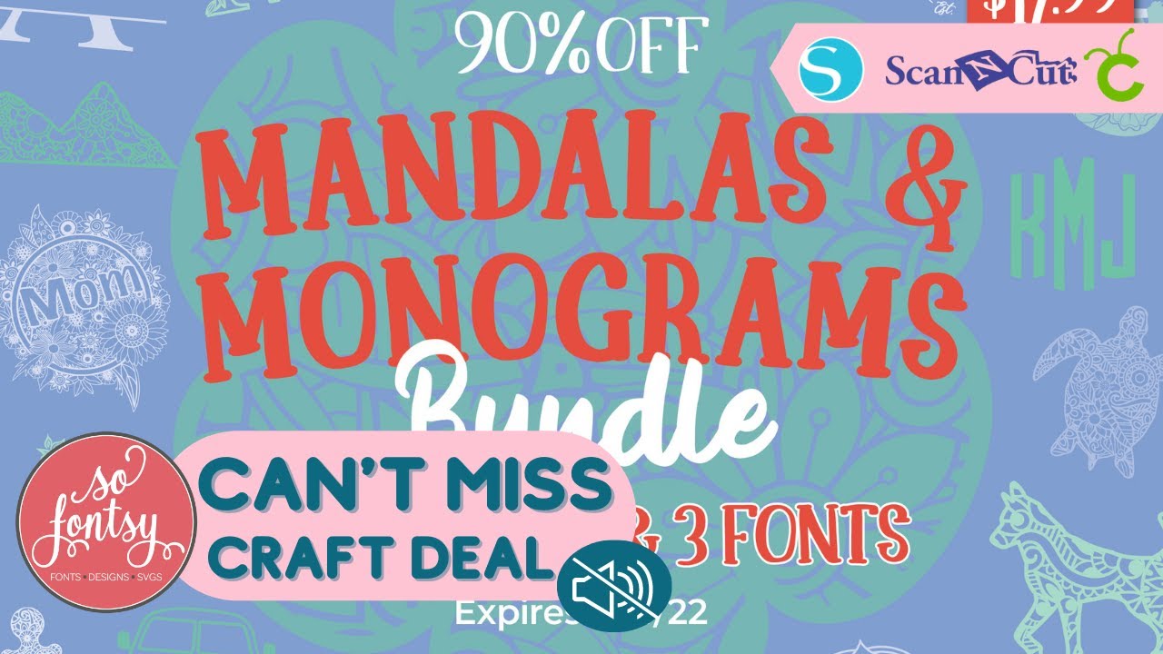 Best of Mandala & Monogram SVG Designs & Fonts from So Fontsy 🔥
