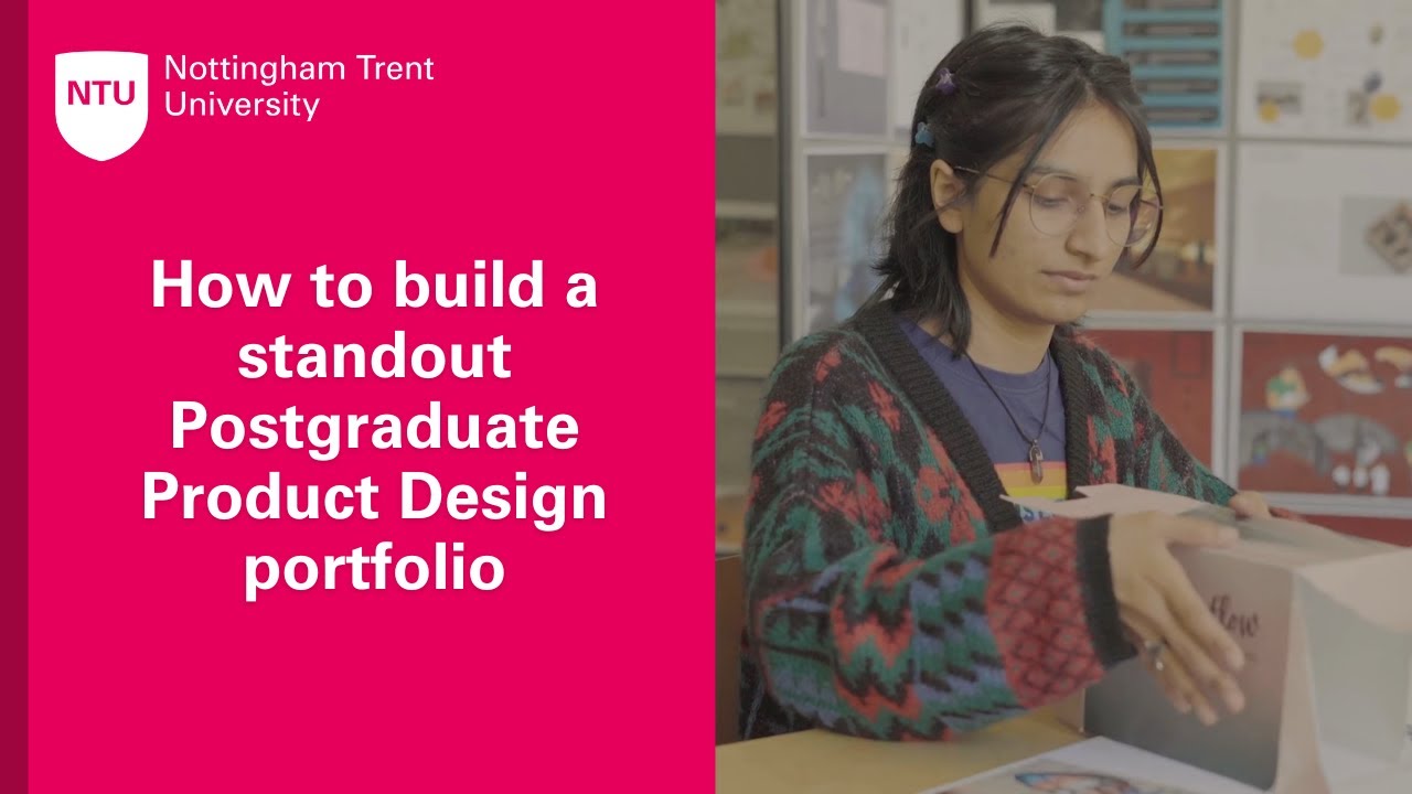 How to build a standout Postgraduate Product Design portfolio