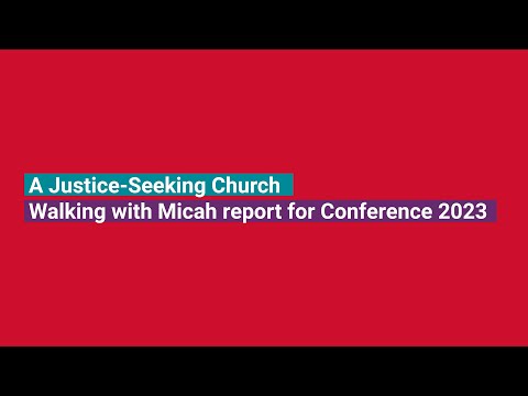 A Justice Seeking Church – Walking with Micah Report to the Methodist ...