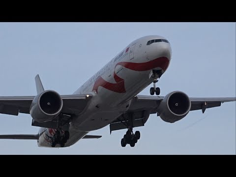 Air China "Love China Livery" Boeing 777-300ER [B-2006] landing at Los Angeles (LAX/KLAX)