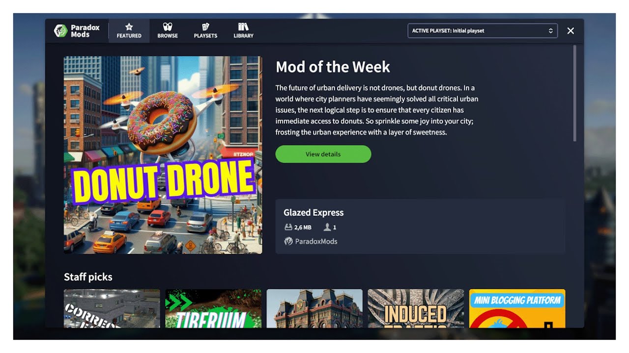 New Paradox Mods Details | Cities Skylines 2