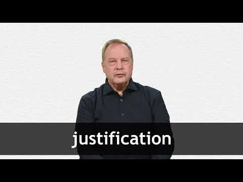 JUSTIFICATION definition in American English | Collins English Dictionary