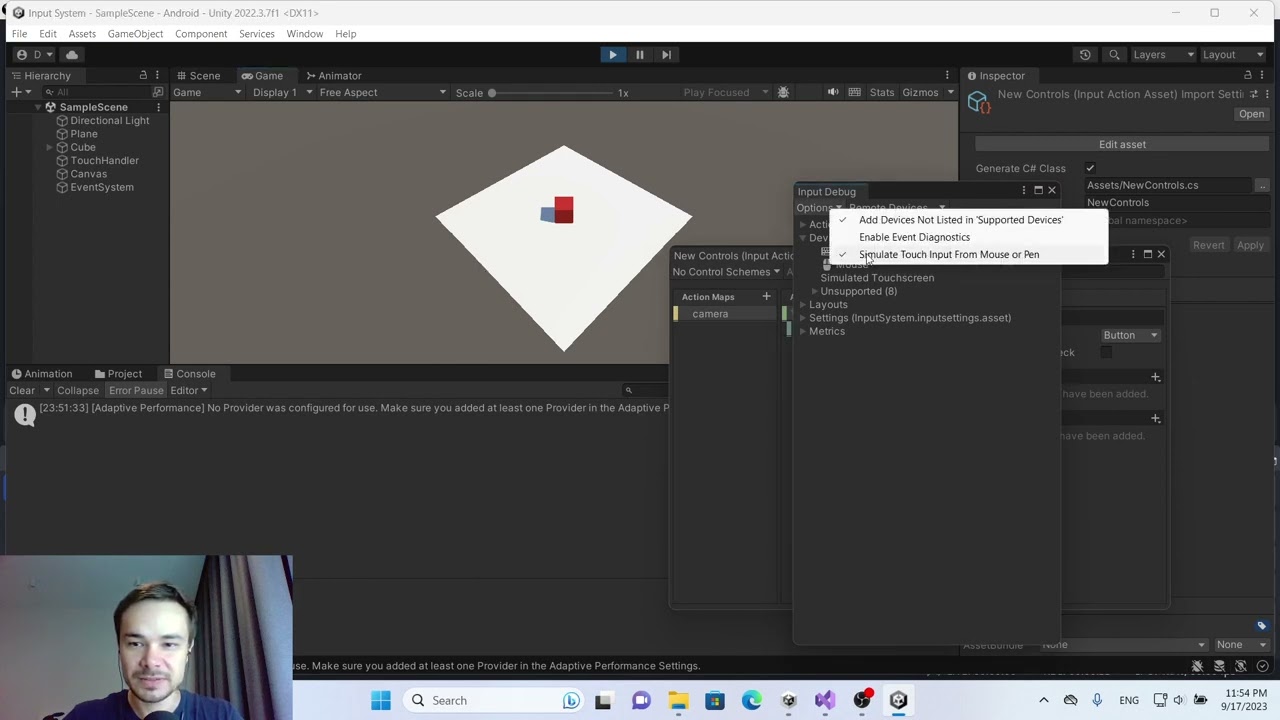 Mouse doesn't work with Unity Input System. How to fix.