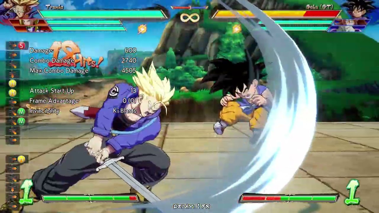 DBFZ Patch 1.40/1.41 Breakdown: Trunks (Fixed)
