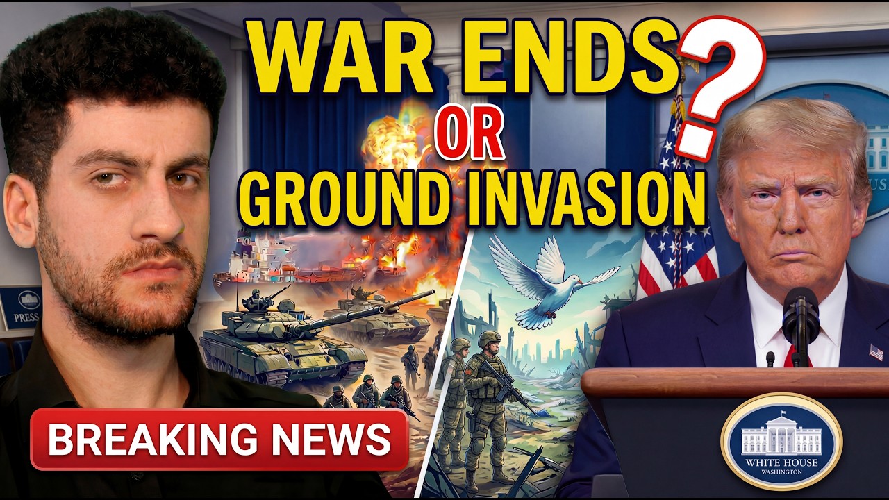 🔴 LIVE: Trump Speaks on Iran War | Ceasefire or Escalation?! (Markets React)