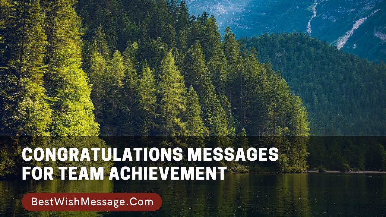 Congratulations Messages for Team Achievement | Success Wishes