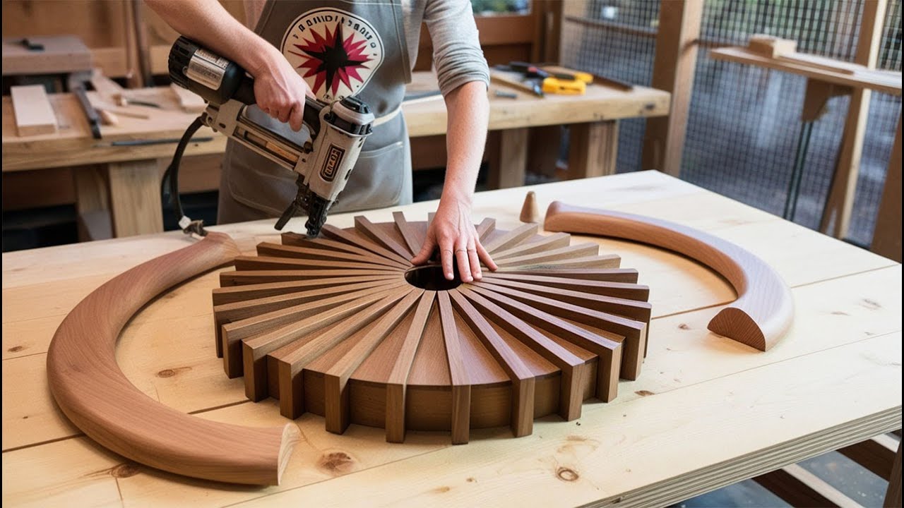 Innovative Wood Designs: Craftsman Creates an Uniquely Twisted Coffee Table with Complex Techniques