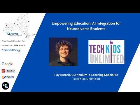 Empower Education: AI Integration for Neurodiverse Students with Tech Kids Unlimited
