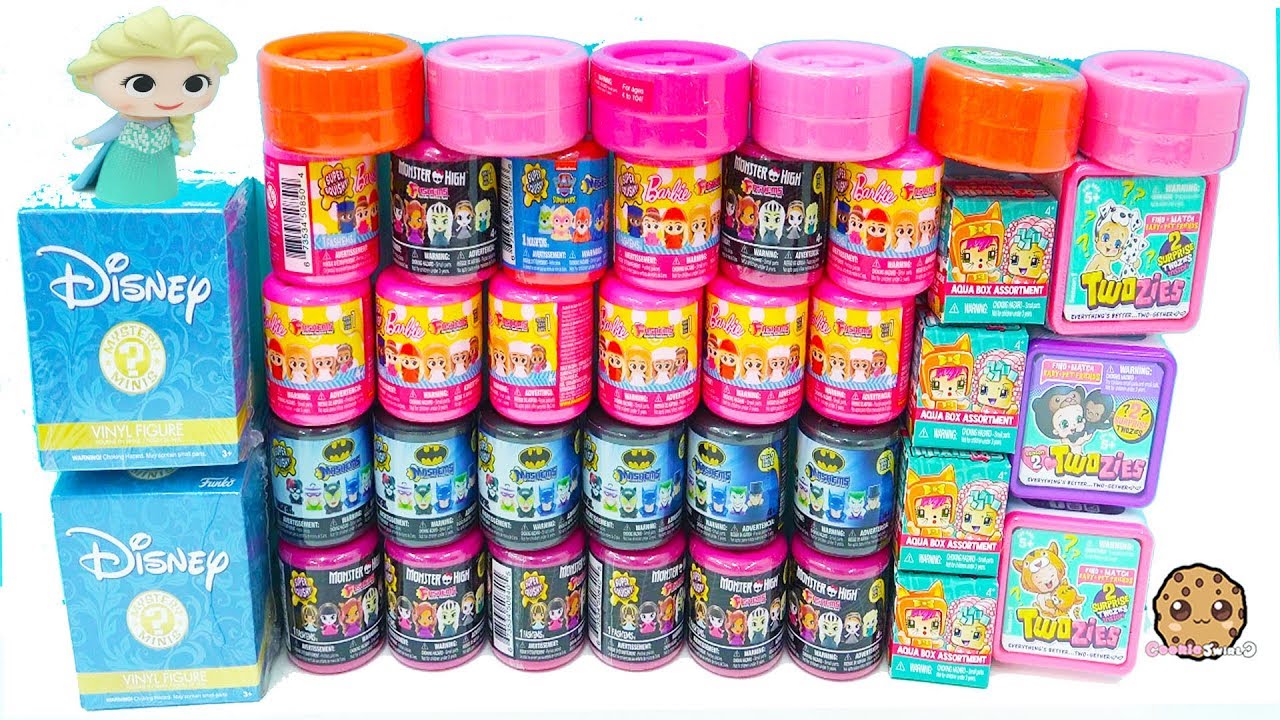 2017 Squishy Fashems Mashems Joker, Batman, Barbie Sets
