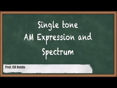 Understanding Single Tone AM: Expression And Spectrum - GATE ...