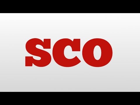 sco meaning and pronunciation