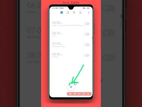 How To Set Alarm On Redmi_9_Power #shortsvideo