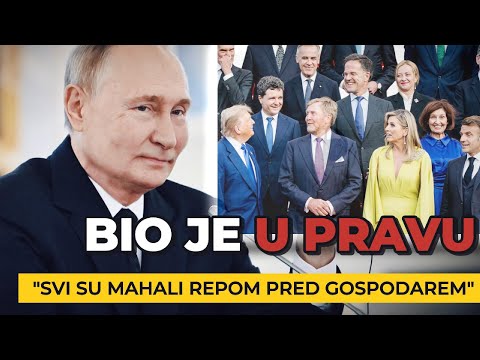 "Antidiplomatiko": Putinovo proročanstvo o potčinjavanju Evropljana Americi se ostvarilo u Hagu