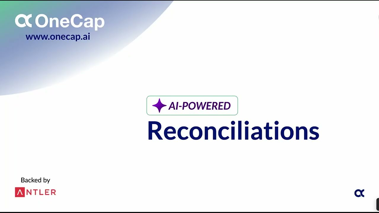 OneCap AI Powered Ledger Reconciliation Demo
