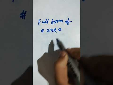 full form of OMR