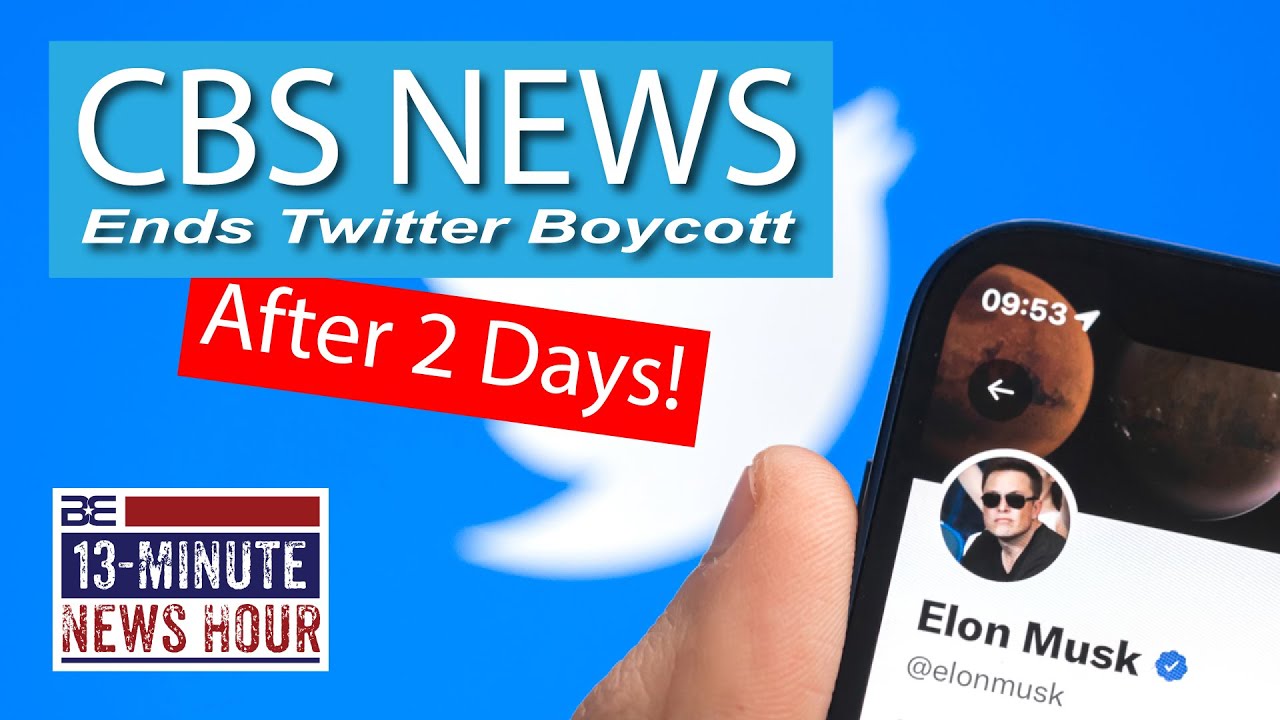 Back Already? CBS News Ends Twitter Boycott After 48 Hours | GOPUSA