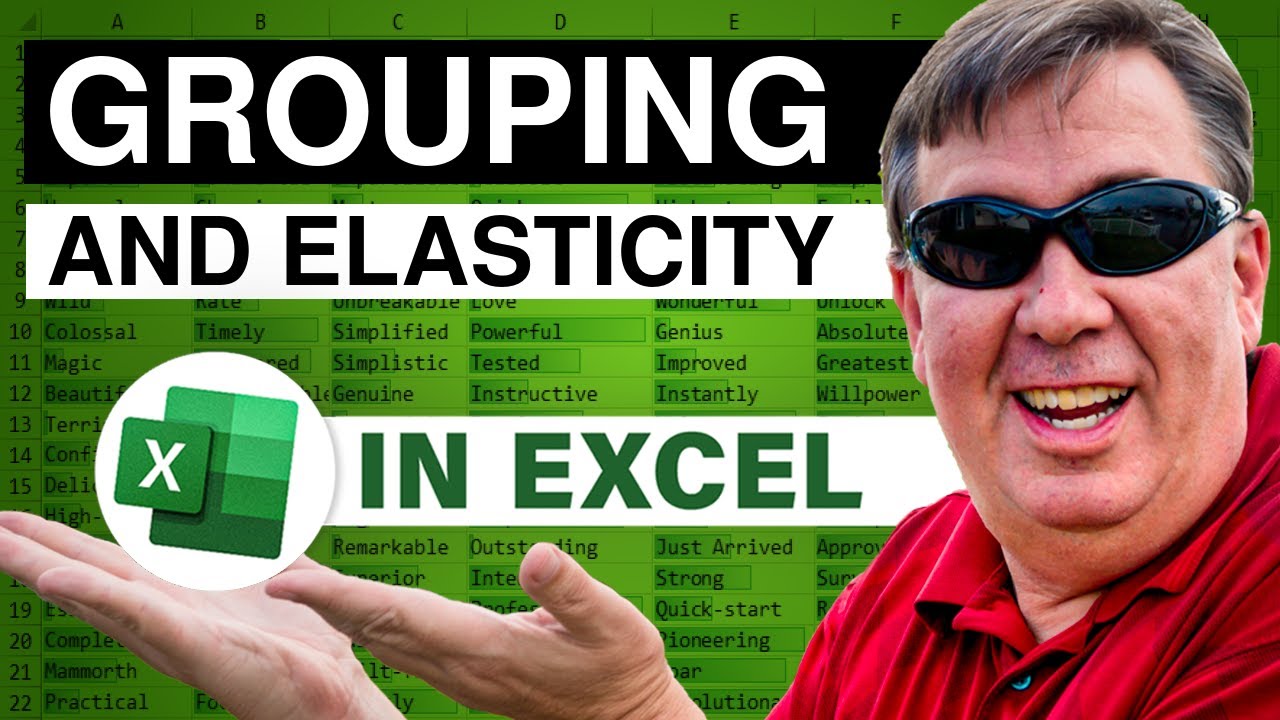 More MrExcel At The ModelOff Championships -- "More on Grouping ...