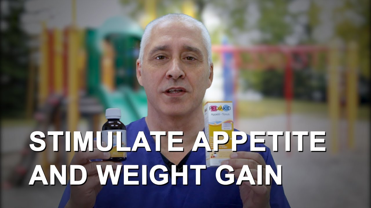 Stimulate appetite and weight gain