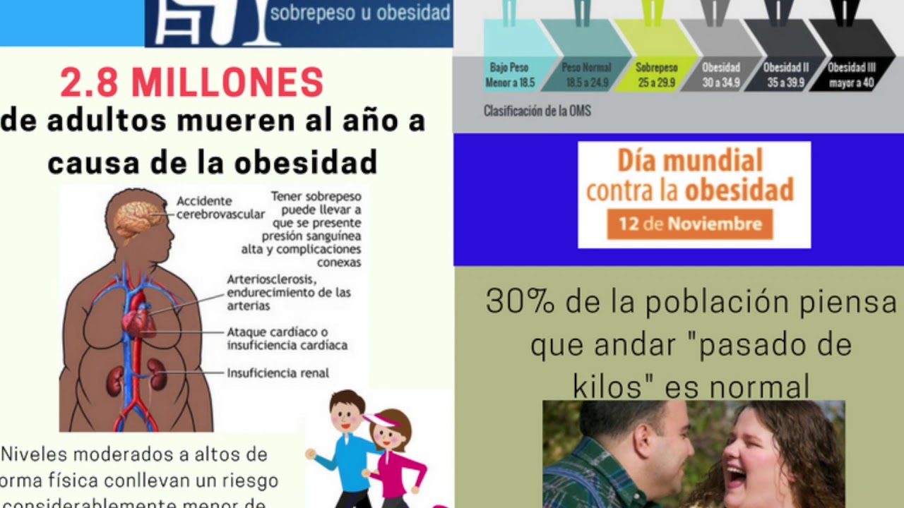 INFOGRAFÍA OBESIDAD. NUTRICIÓN