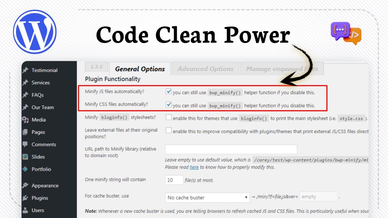 How to minify CSS and JavaScript files in WordPress