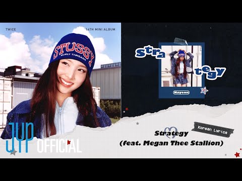 TWICE “Strategy (feat. Megan Thee Stallion)” Official Lyric Video (Korean)