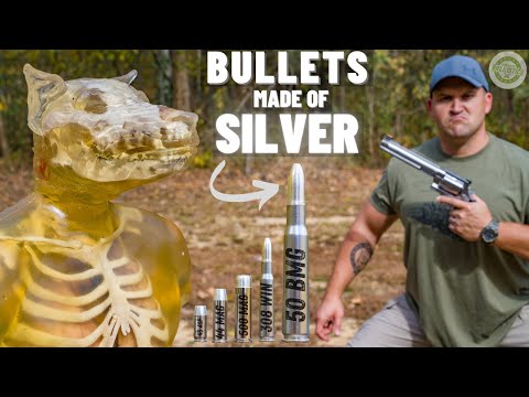WEREWOLF DEFENSE!!! (Pure Silver 50 BMG, 500 S&W, 12 Gauge & More)