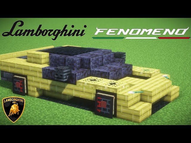 Lamborghini Fenomeno Minecraft Map