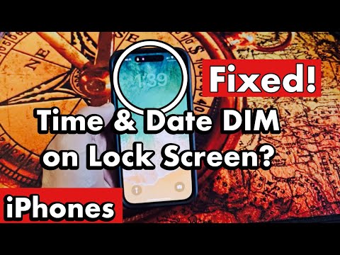 iPhone Time & Date on Lock Screen is DIM, Faded or Grayed Out (Easy Fix!)