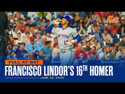 Francisco Lindor's 16th Home Run of 2025