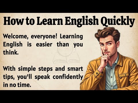 How To Learn English Quickly || Speak English Naturally || Graded Reader || Improve Your English ✅