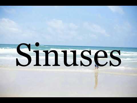 How To Pronounce Sinuses๐๐๐๐๐๐Pronunciation Of Sinuses