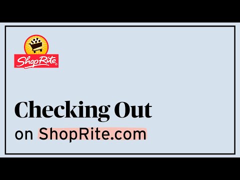 How To Check Out An Online Order | Digital How-To's | ShopRite Grocery Stores