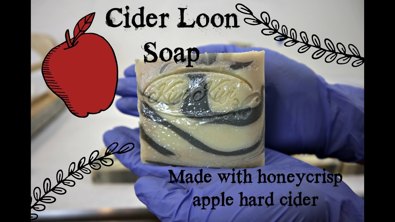 Cider Loon Hard Cider Soap - Vegan Soap Made with Minnesota Honeycrisp Apple 'Loon Juice' Hard Cider