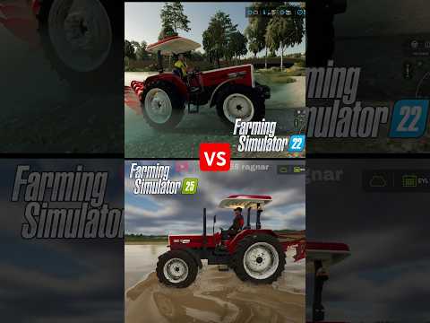 Farming Simulator 22 vs Farming simulator 25 & fs25 vs fs22 #game #fs25 #fs22 #shorts Türk modu