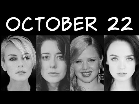 October 22 Famous Women BirthDays Celebrities