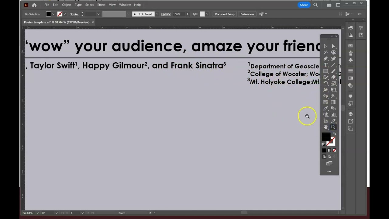An introduction to your GSA poster template