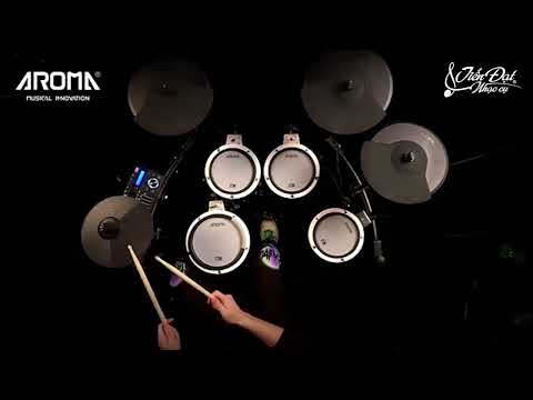 Electronic Drum Kit Aroma TDX-25 II Mesh Heads 10 Pieces | Reverb