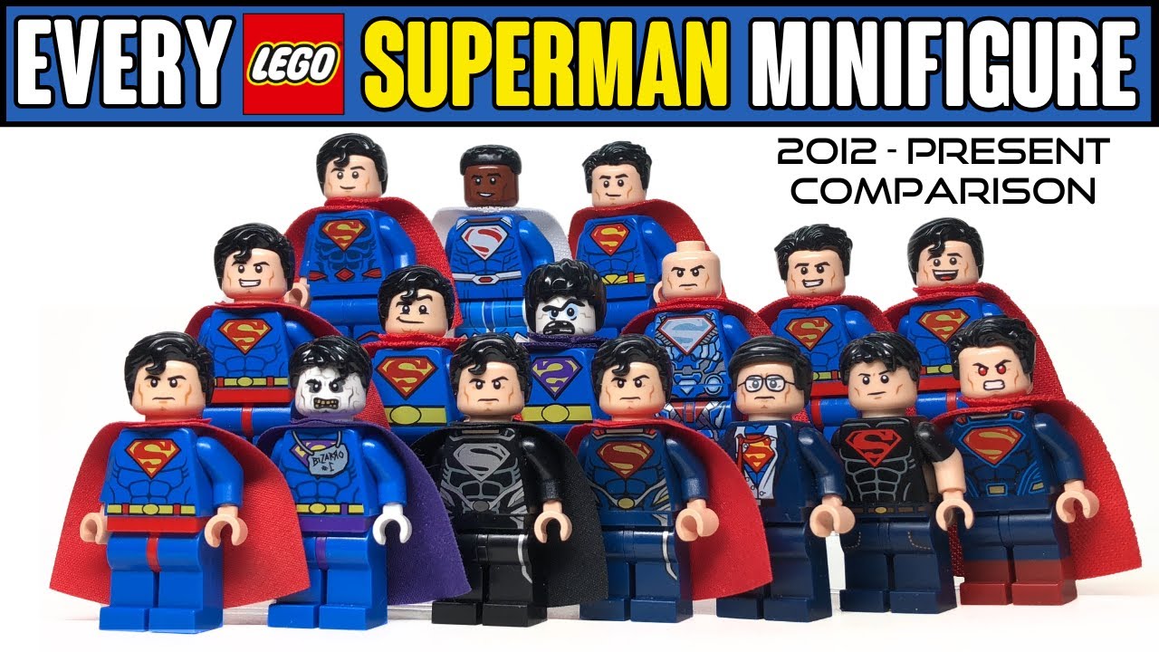 EVERY LEGO SUPERMAN Minifigure Ever Made (2012 - Present)
