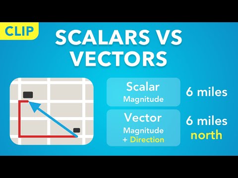 What's the Difference Between Scalars and Vectors? (Clip) | Physics - Kinematics