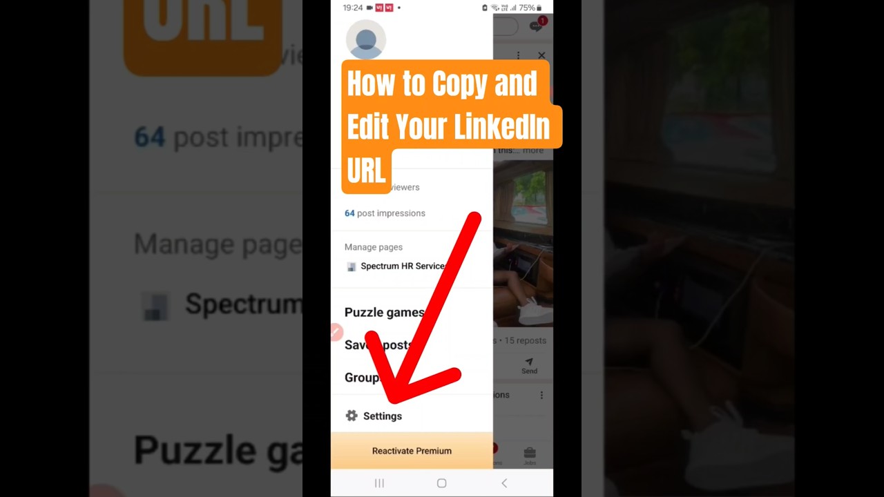 How to copy or edit your LinkedIn Profile URL #linkedin #career #job