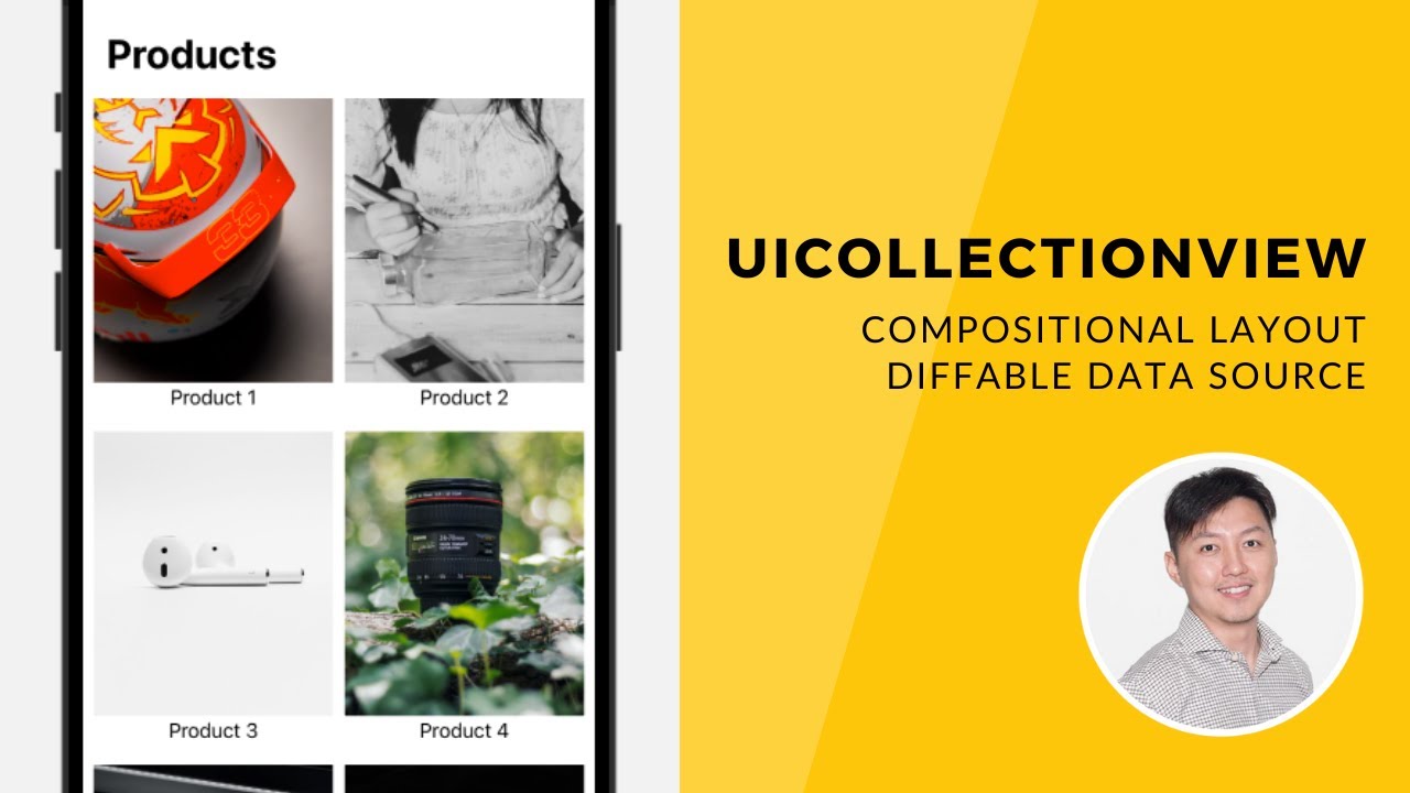 UICollectionViewCompositionalLayout & UICollectionViewDiffableDataSource