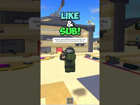 NEW Military Tycoon Code! (Roblox)