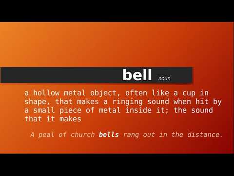 bell , Meaning of bell , Definition of bell , Pronunciation of bell