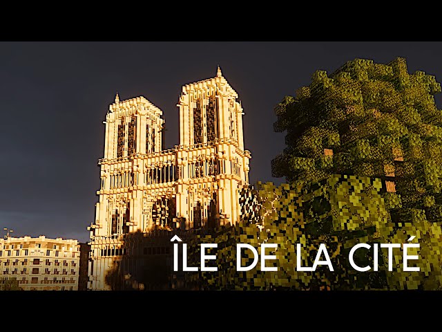 île de la Cité, Paris 1:1 recreation Minecraft Map