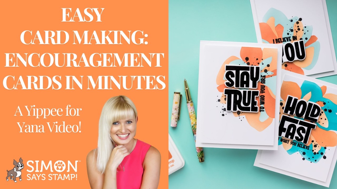 Easy Card Making: Encouragement Cards in Minutes