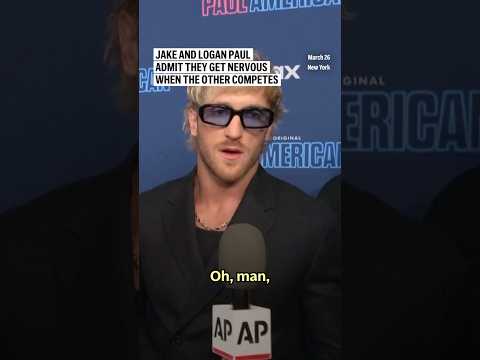 Jake and Logan Paul admit they get nervous when the other competes