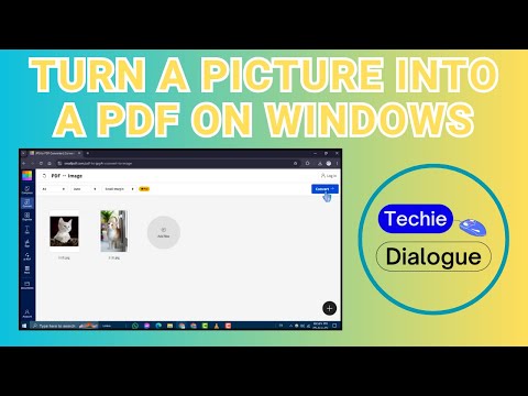 How to Turn a Picture into a PDF on Windows