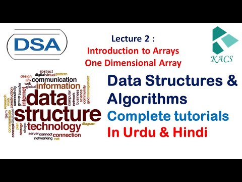 Introduction to Arrays in Data Structure DSA in Hindi | Urdu | KACS Learnings