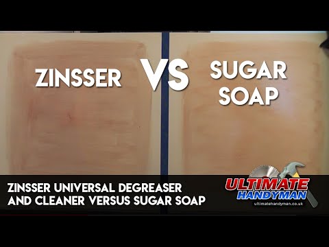 Zinsser universal degreaser and cleaner versus sugar soap