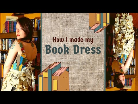 I made a book page dress (And it still fits)